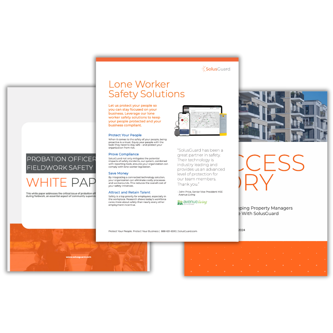 SolusGuard Safety Devices, Alert Software & Lone Worker Monitoring